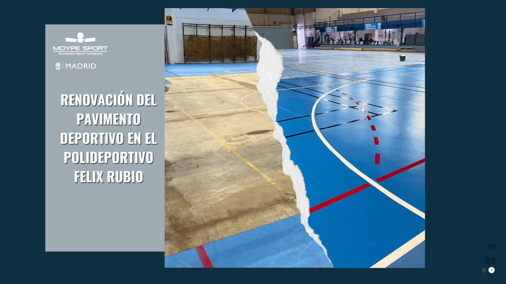 Restauración del Pavimento Deportivo en el Centro Deportivo Municipal ...